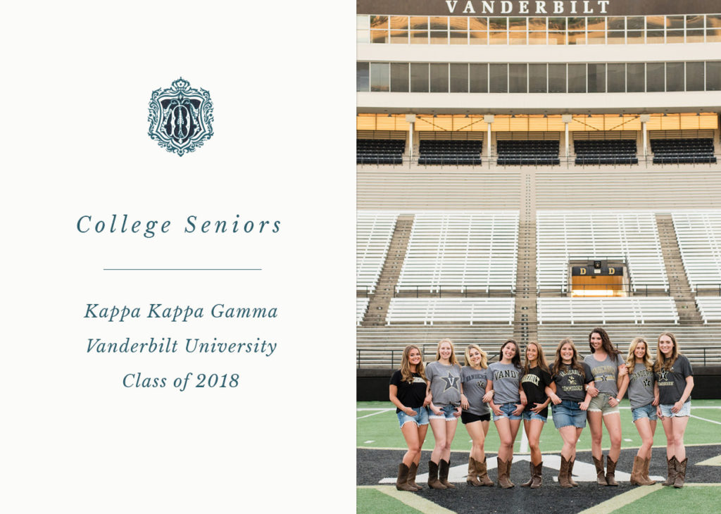 Vandy Kappa Kappa Gamma Seniors - Ivory Door Studio Blog•